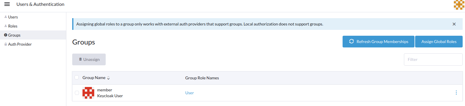In Adfs When Adding An Unknown Group In The Groups Page On Rancher Using The Text Box It Will