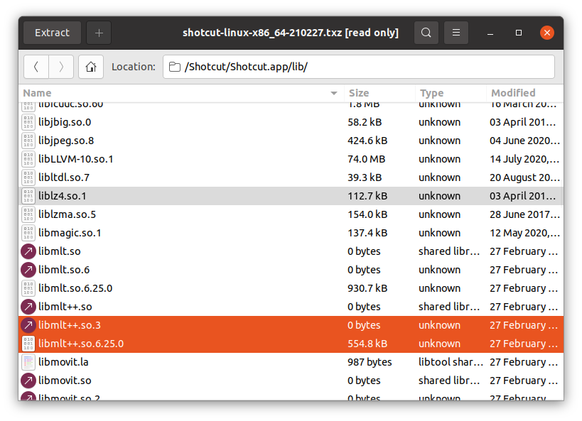 libmlt++.so error with shotcut-linux-x86_64-210227.txz package · Issue #1052 · mltframework ...