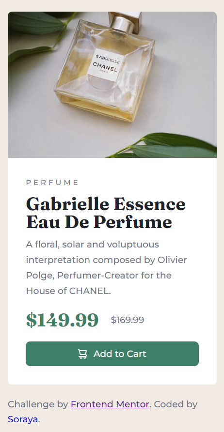 GitHub - Sorpanda/Perfume-add-card: Challenge from front-end Mentor. My second challenge.