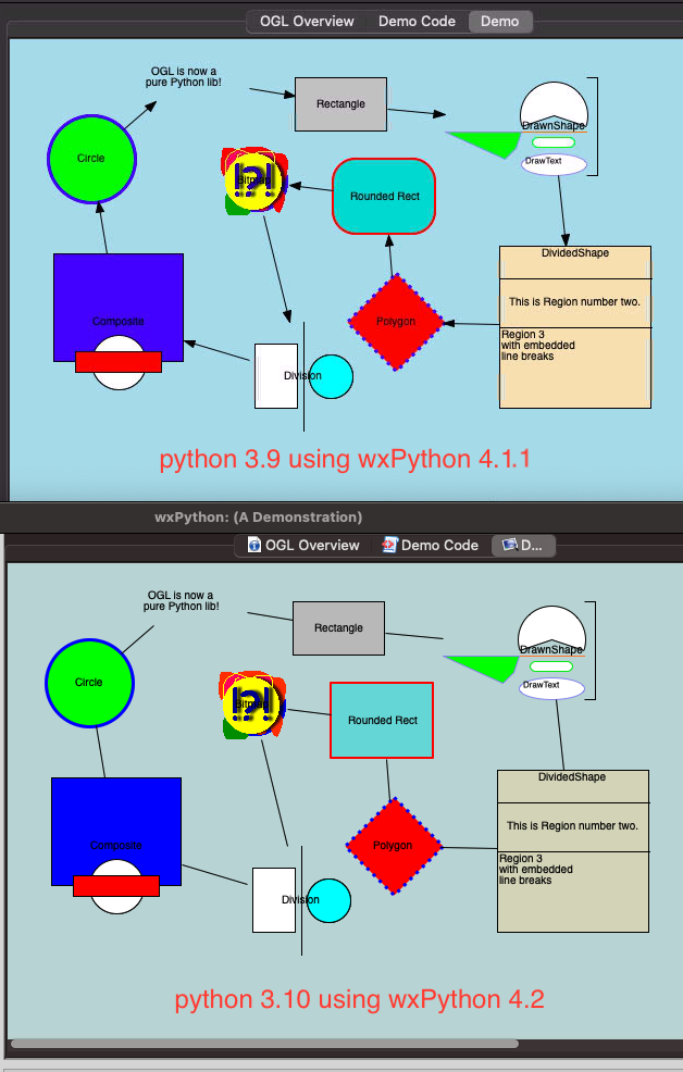 OGL library no longer draws arrowheads · Issue #2349 · wxWidgets/Phoenix · GitHub