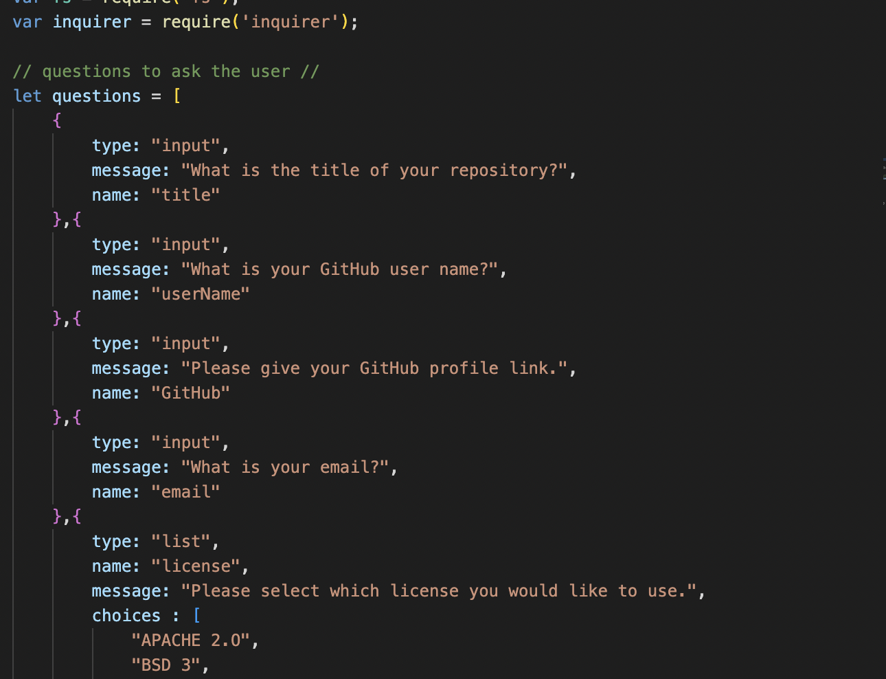 GitHub - itsamish01/Node-ReadMEGen