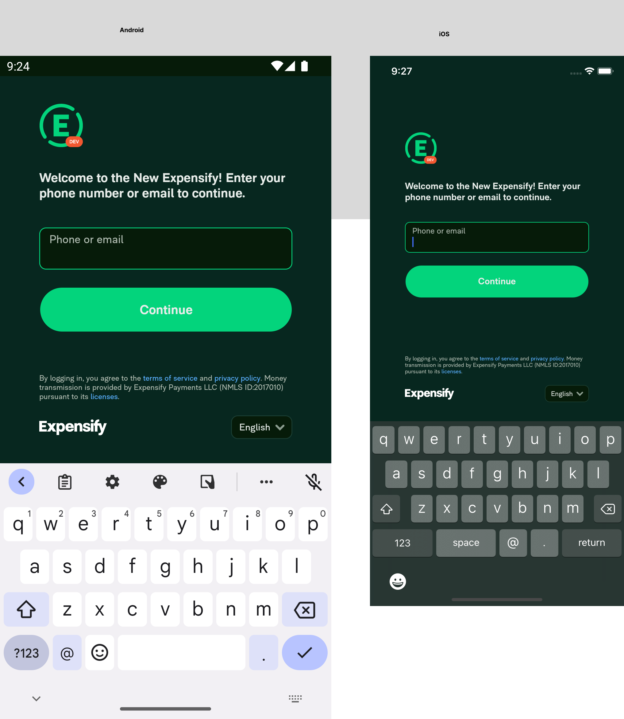 [$2000] Login page content jumps when the connection status is changed · Issue #13876 ...