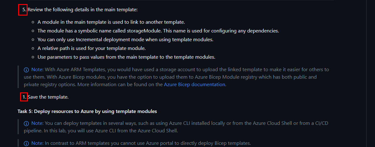 M06-LAB15: Error Storage account, Resource group not found, error in main.bicep & typos · Issue ...
