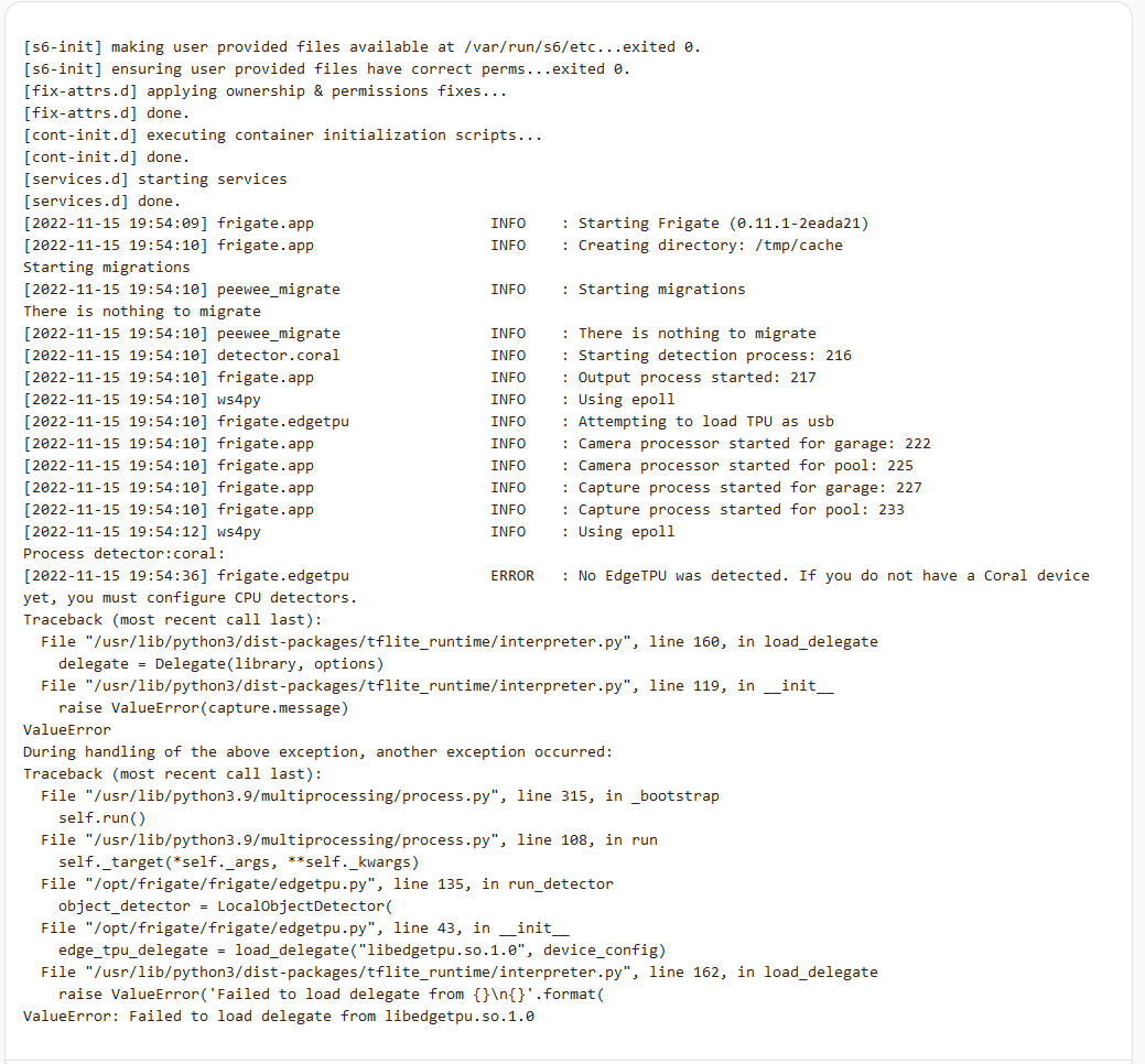 frigate.yml validation errors · blakeblackshear frigate · Discussion ...