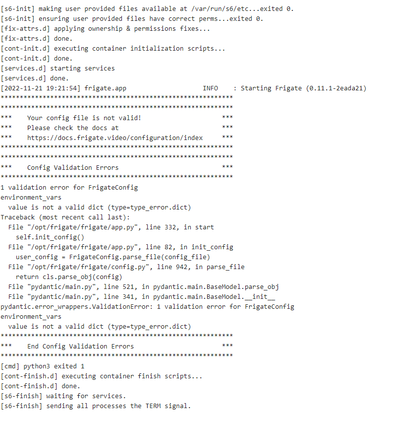 Environment Vars Confused With Frigate Yml · Blakeblackshear Frigate · Discussion 4464 · Github