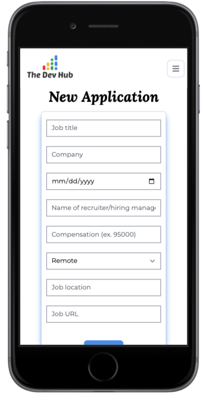 Github The Dev Hub Project Front End Organization Tool For Job Searching