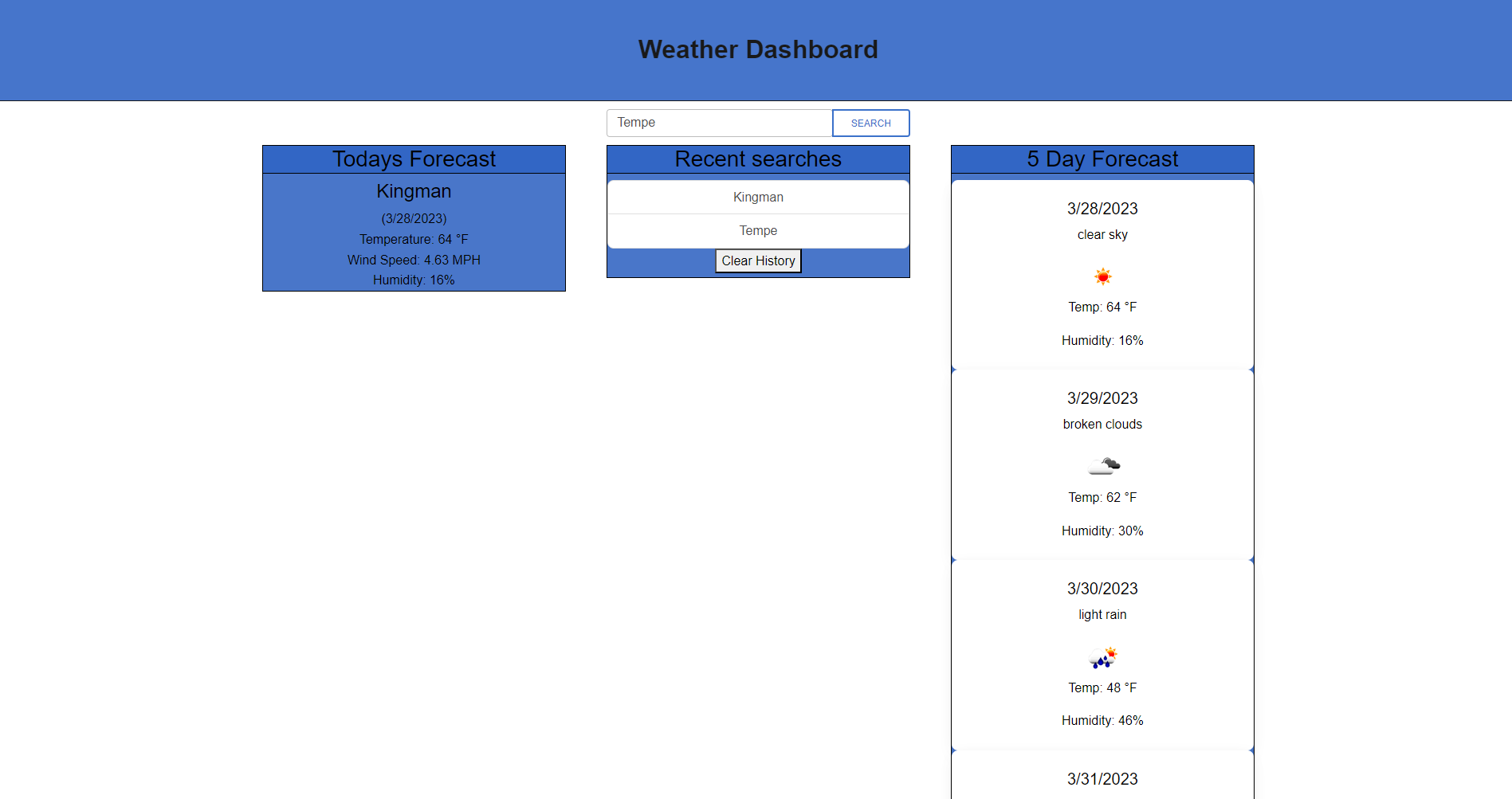 GitHub - Azurelo/weather-dashboard