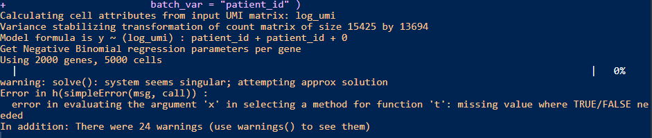 batch_var option broken in SCtransform · Issue #3925 · satijalab/seurat · GitHub