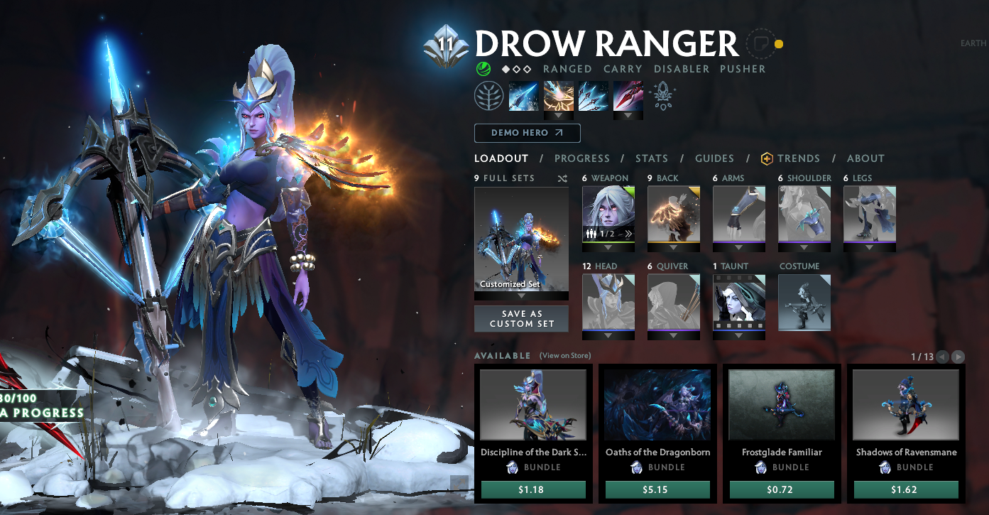 drow ranger's cape visual bug · Issue #3543 · ValveSoftware/Dota2-Gameplay · GitHub