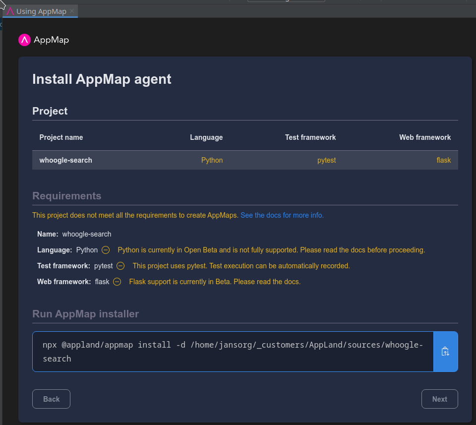 Project picker says requirements not met even though it's all green · Issue #110 · getappmap ...