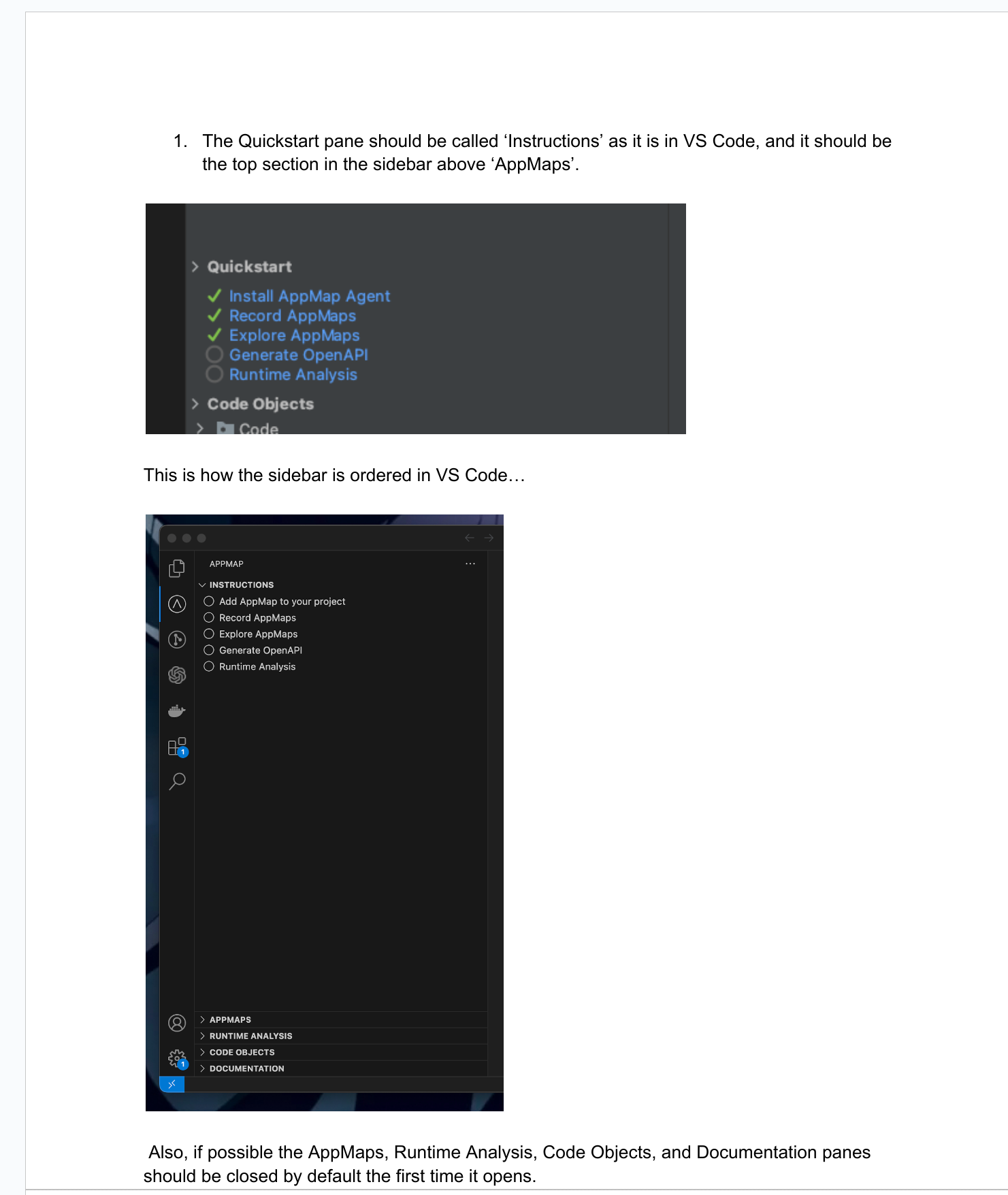 "Quickstart" should be first in AppMap toolwindow · Issue #326 · getappmap/appmap-intellij ...