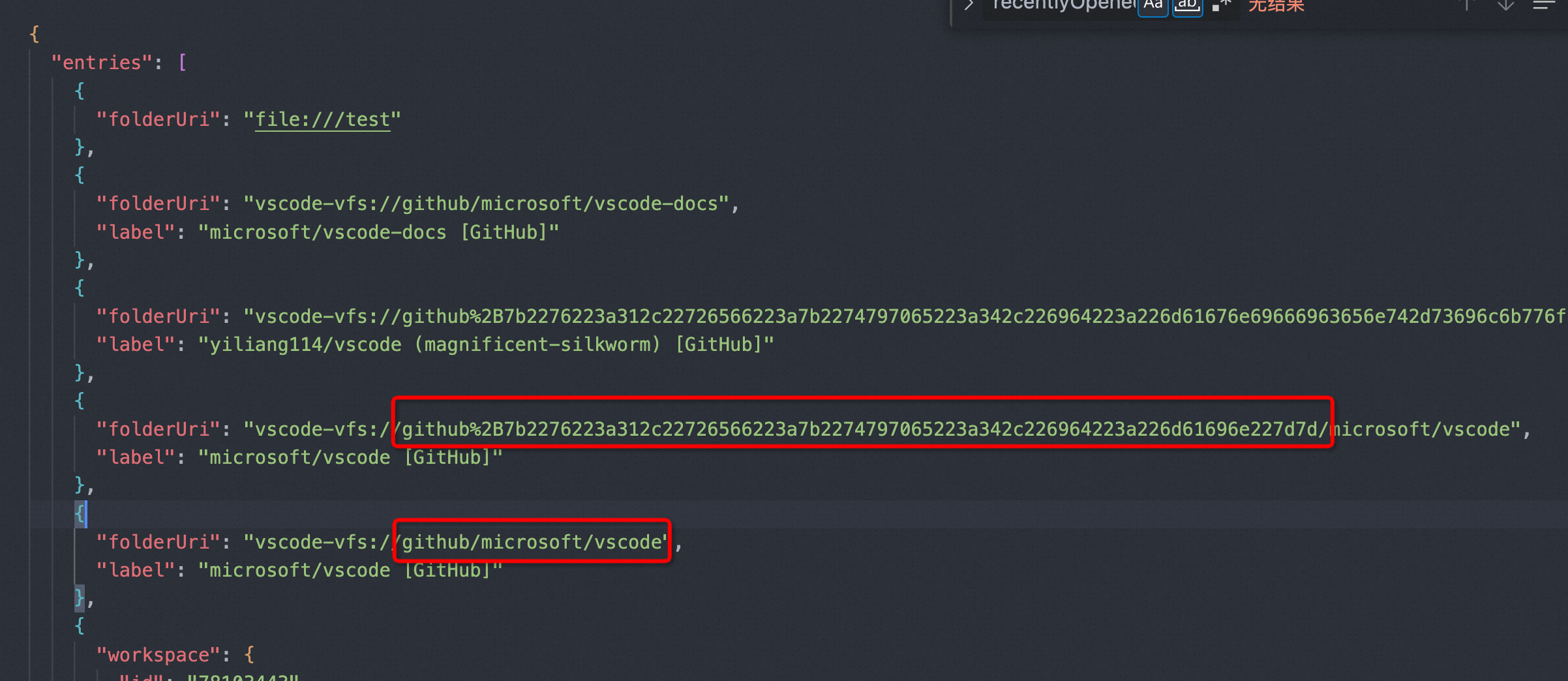 Recently Opened Project Has The Same Name · Issue 191157 · Microsoft Vscode · Github