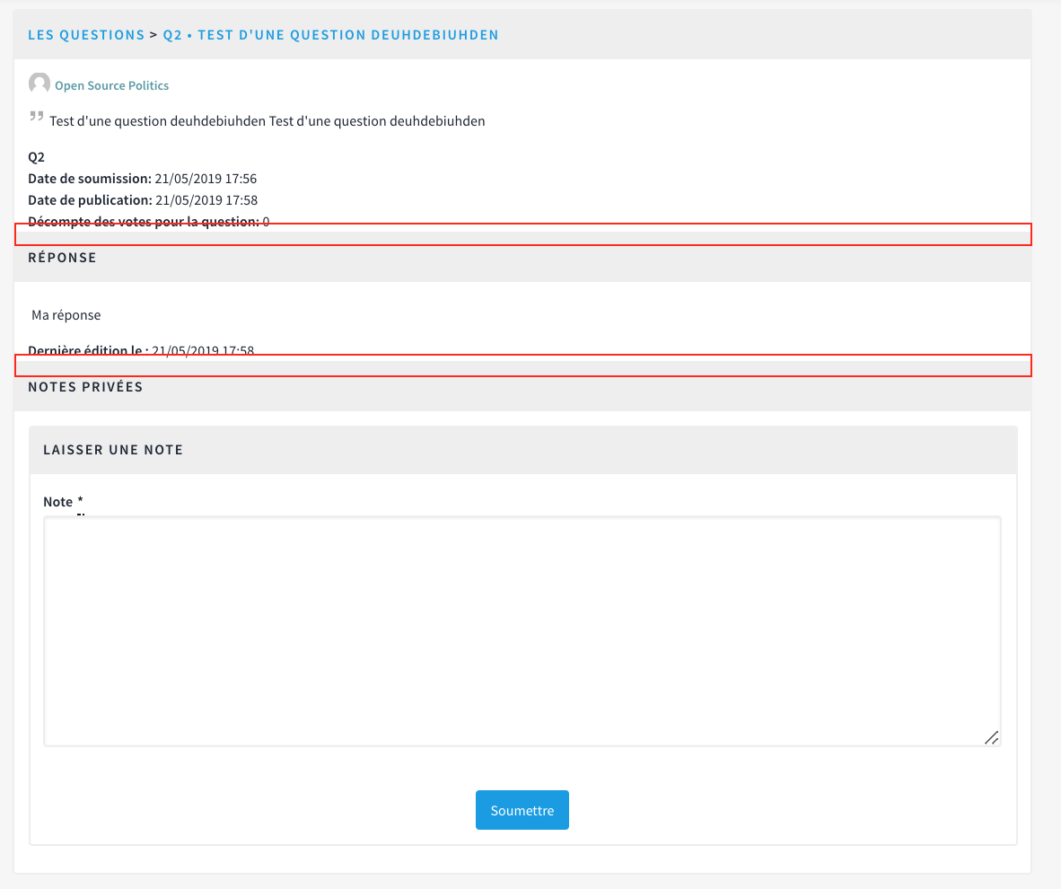 Display answer in private notes · Issue #37 · OpenSourcePolitics ...