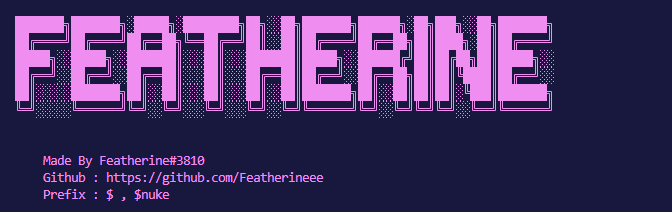 Github Featherineee Discord Nuker Python Simple Discord Nuker Built In Python