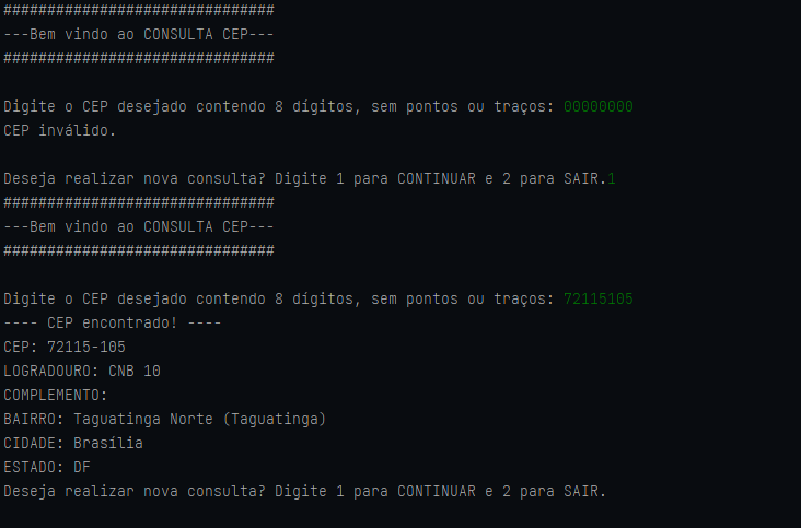 GitHub - carolHorowitz/Consulta-CEP