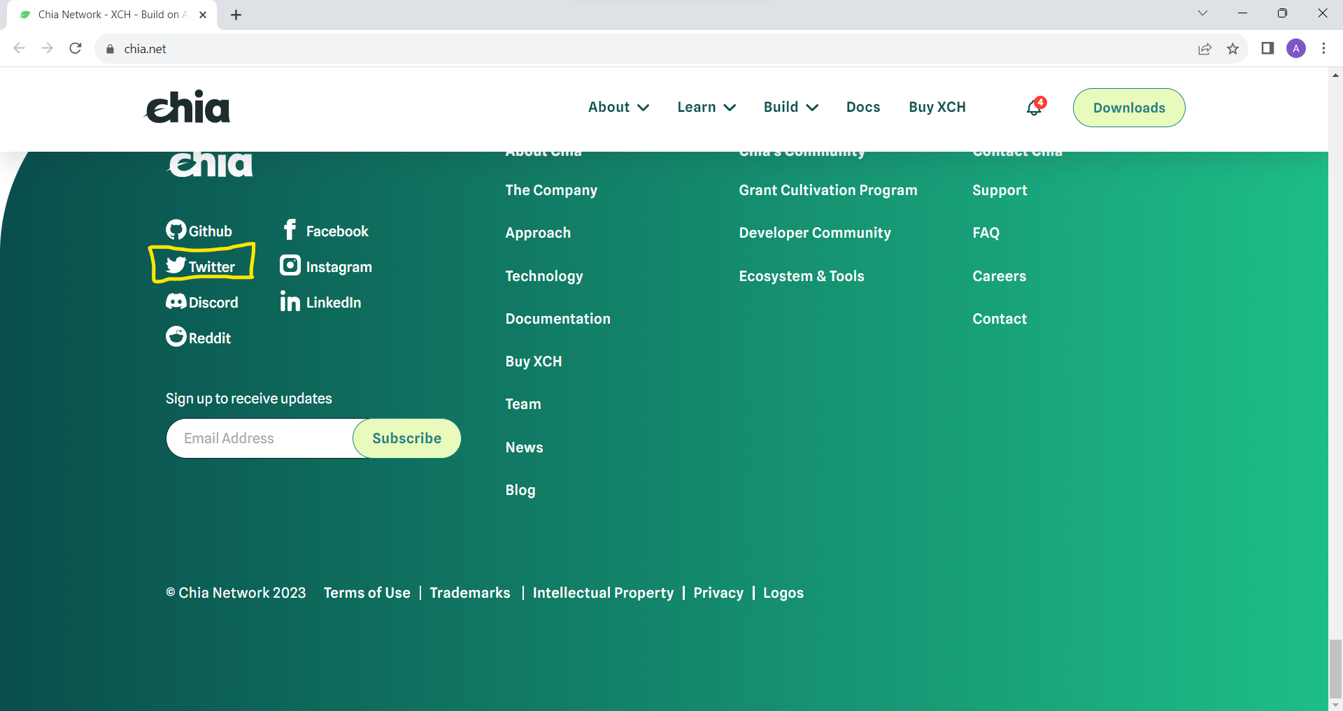 Twitter Logo At Front Page · Issue 16557 · Chia Networkchia Blockchain · Github 