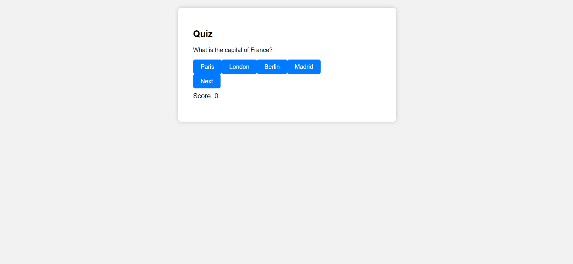 Added Mini Quiz Application By Dhiraj182005 · Pull Request 753 · Thinkswell Javascript Mini