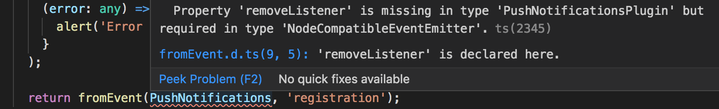 'removeListener' is declared here. · Issue #2901 · ionic-team/capacitor · GitHub