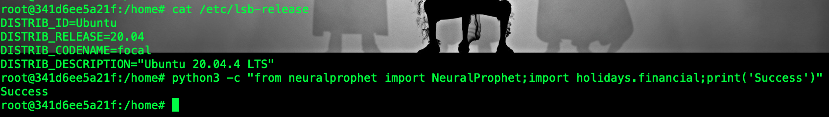 ModuleNotFoundError : No module named 'holidays.financial' (error about holidays version ...