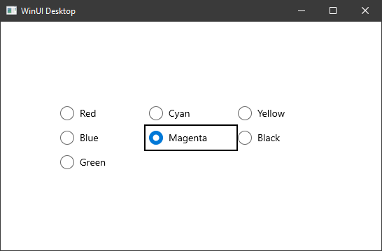 RadioButtons Up and Down keyboard navigationnot working · Issue #4194 · microsoft/microsoft-ui ...
