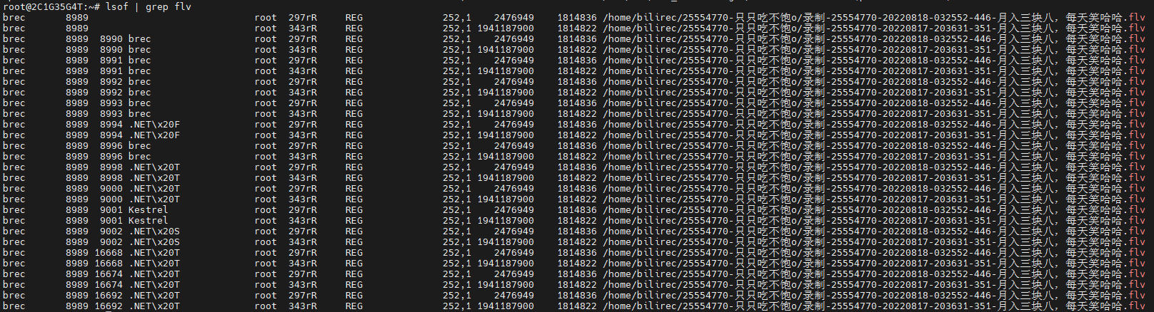 直播结束后，录播姬不会释放文件句柄。 · Issue #381 · BililiveRecorder/BililiveRecorder · GitHub