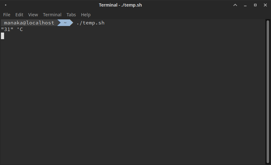 GitHub - pompompurin-f/simple-weather-sh: Simple bash script that prints your weather ...