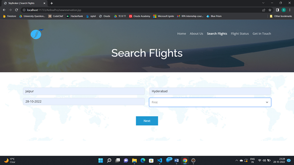 GitHub - shreya-dalvi/Airline-Reservation-System