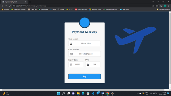 GitHub - shreya-dalvi/Airline-Reservation-System