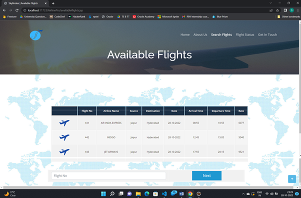GitHub - shreya-dalvi/Airline-Reservation-System