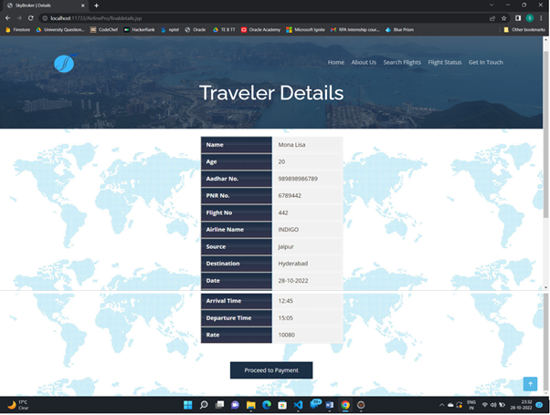 GitHub - shreya-dalvi/Airline-Reservation-System