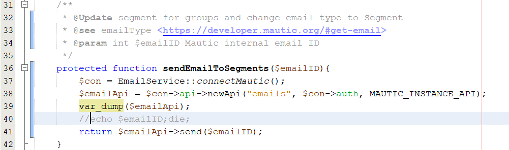 $emailApi->send - Send email to Segment · Issue #164 · mautic/api-library · GitHub