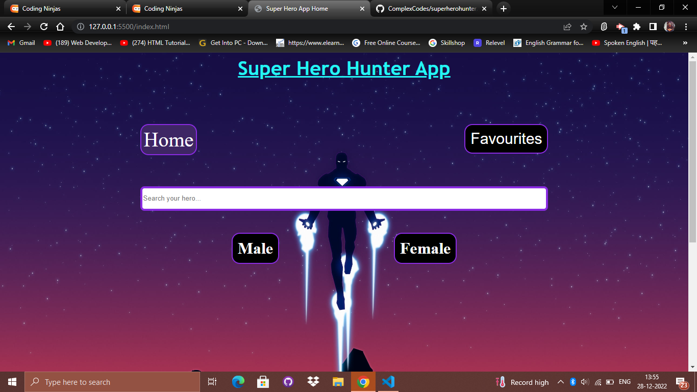 GitHub - ComplexCodes/superherohunter.github.io: Click the link to visit super hero hunter app