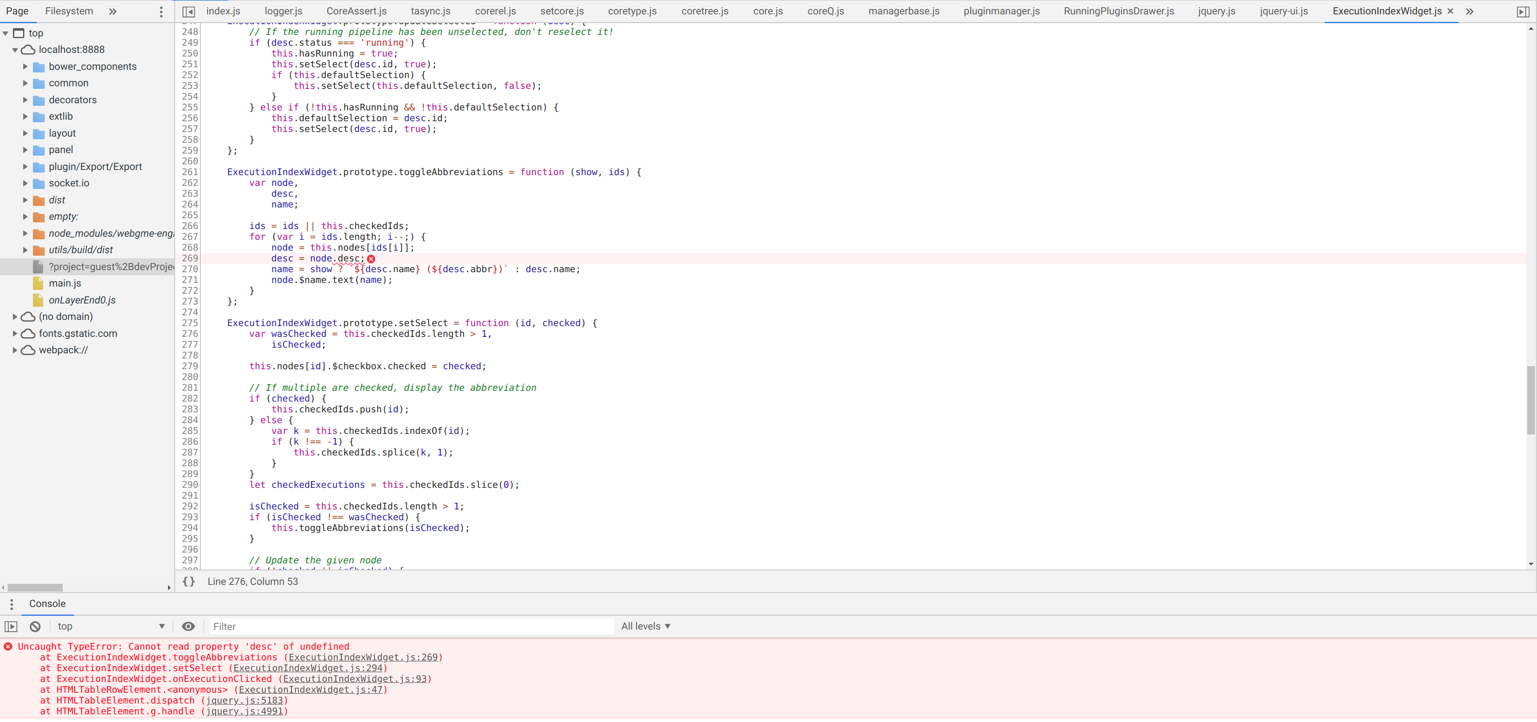 Deleting last remaining Execution in ExecutionIndex throws an error · Issue #1469 · deepforge ...