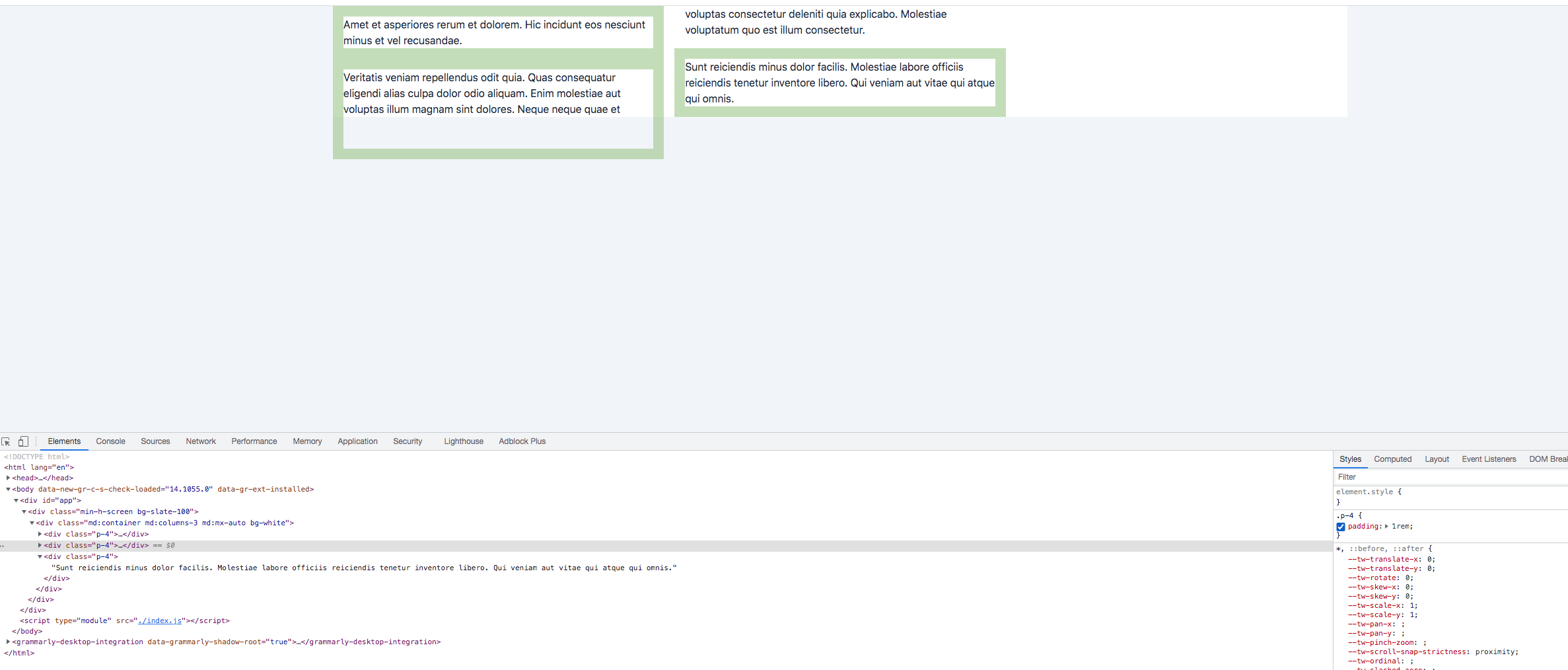 columns with padding breaks · Issue #8034 · tailwindlabs/tailwindcss · GitHub