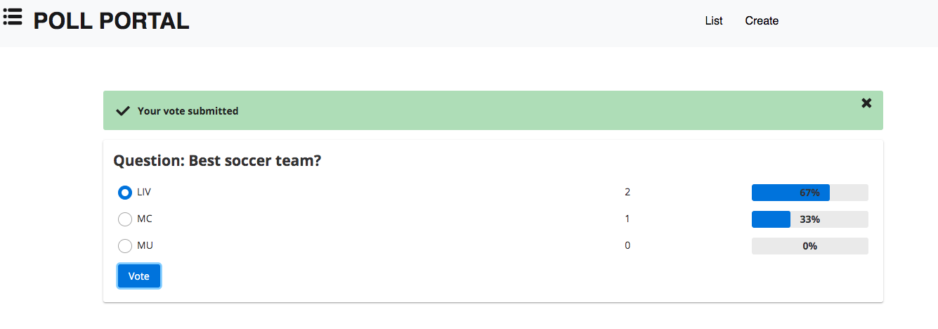 GitHub - svijay05/poll-portal: Web portal for Poll Creation, voting and ...