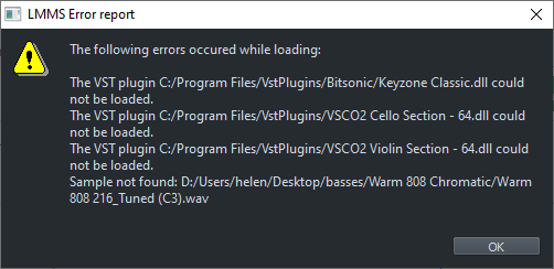 feature request: restore VSTs/samples · Issue #6528 · LMMS/lmms · GitHub