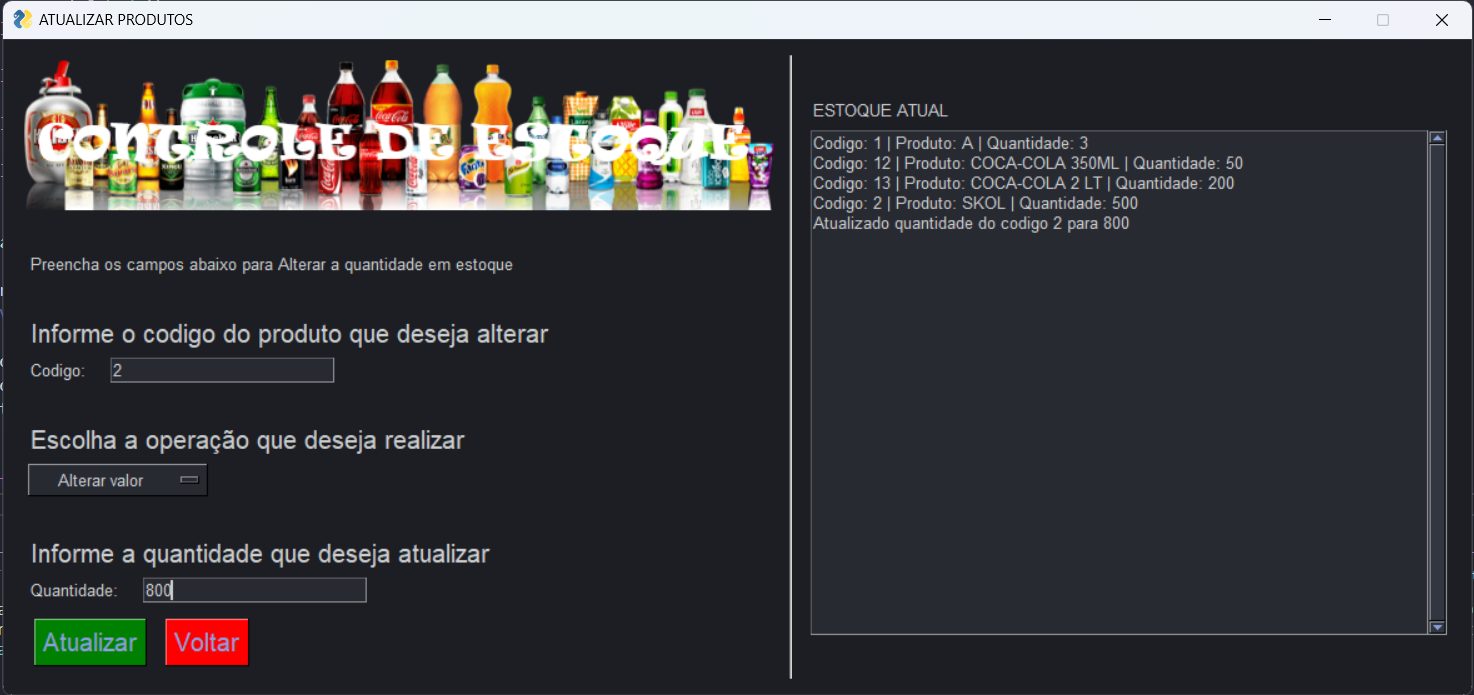 GitHub - Pezao22/Controle-de-estoque: Um sistema desenvolvido em Python ...
