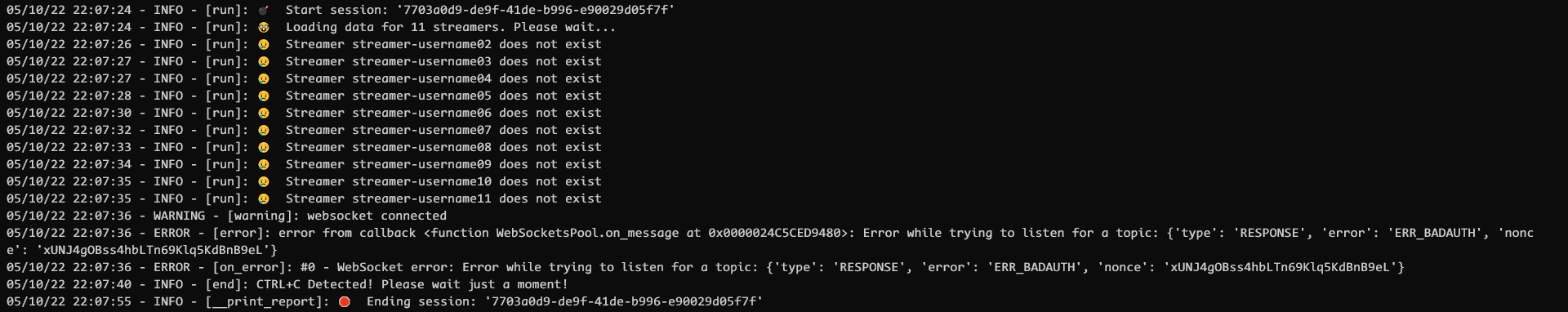 Streamers not found (Result of all fixes for me of error 5027) · Issue #617 · Tkd-Alex/Twitch ...