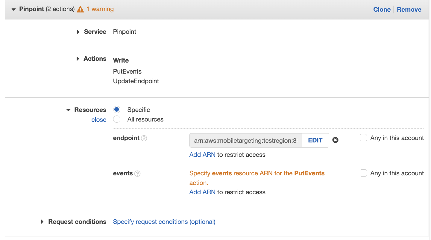 Amplify analytics pinpoint throw exception on Android · Issue #3106 · aws-amplify/amplify ...