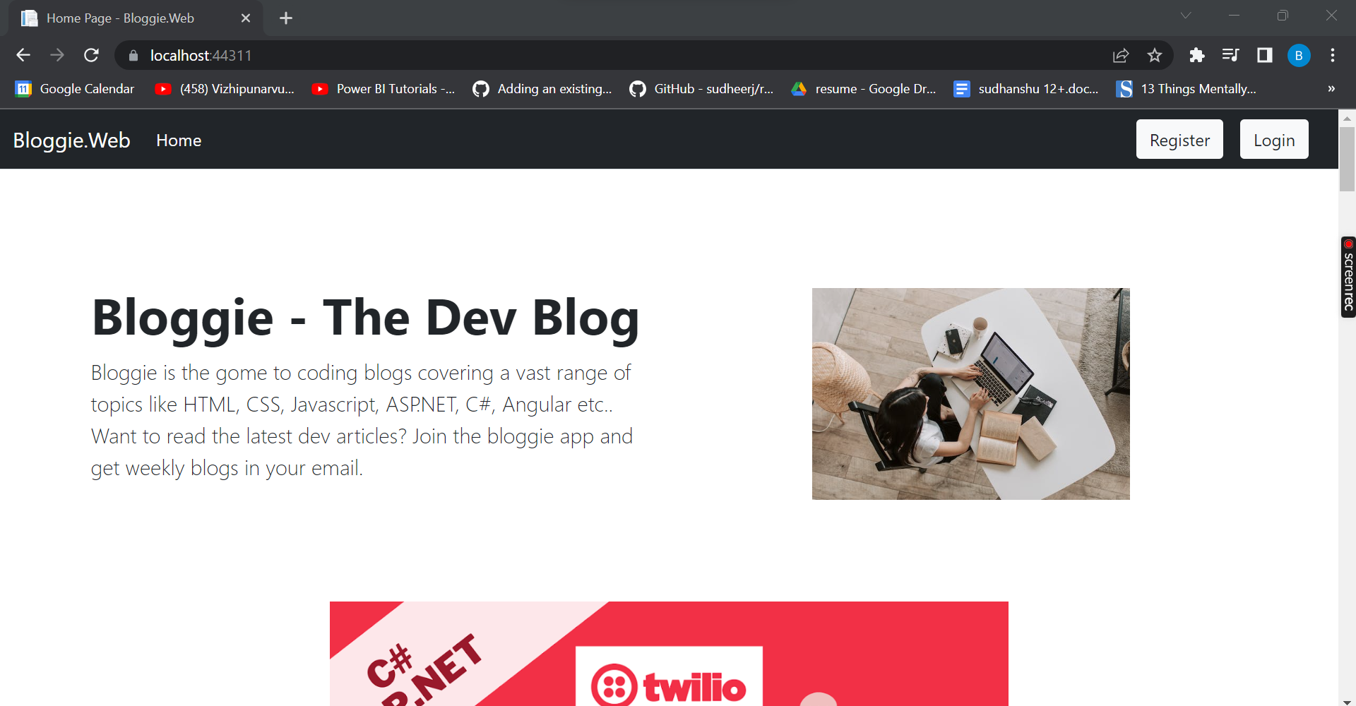 Github Bala Experiments Bloggie