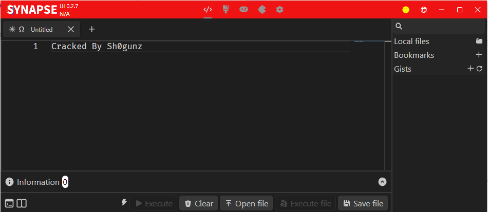 GitHub - sh0gunz/SynapseX-Version-3-beta-version-cracked