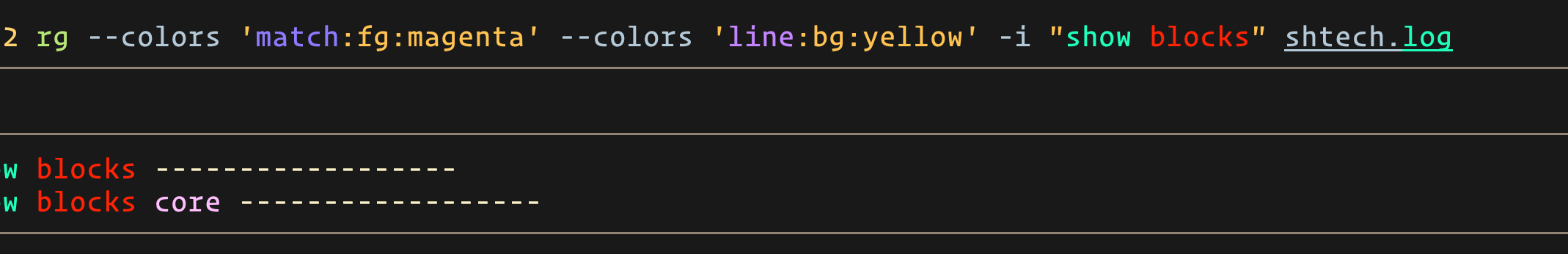 ripgrep smart-case and color options not working on macOS · Issue #2187 · BurntSushi/ripgrep ...