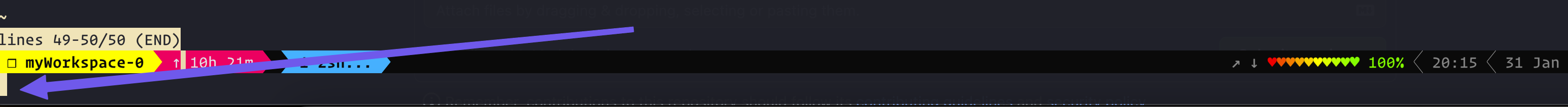 Kitty Terminal Create A New Line For Tmux Status With Weather Gadget · Issue 5957 · Kovidgoyal 