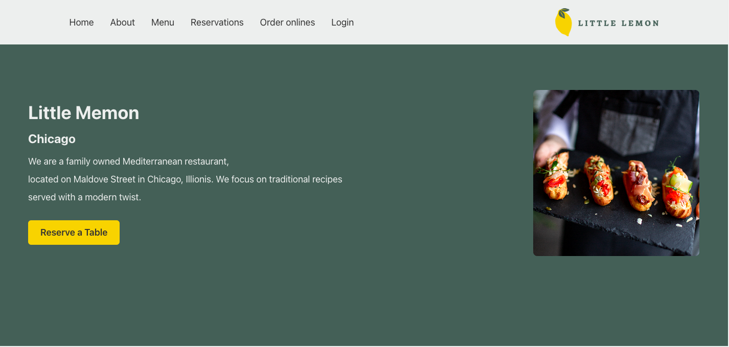 new-little-lemon - Codesandbox
