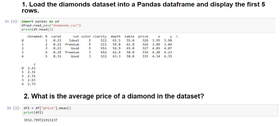 Github Zelikhanartificialintelligencepandasdataset