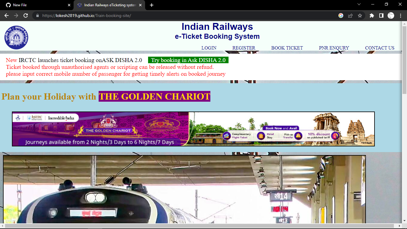 GitHub - lokeshec23/Train-Ticket-Booking-System: A simple train ticket ...