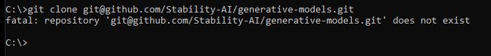 Repository does not exist! · Issue #38 · Stability-AI/generative-models · GitHub