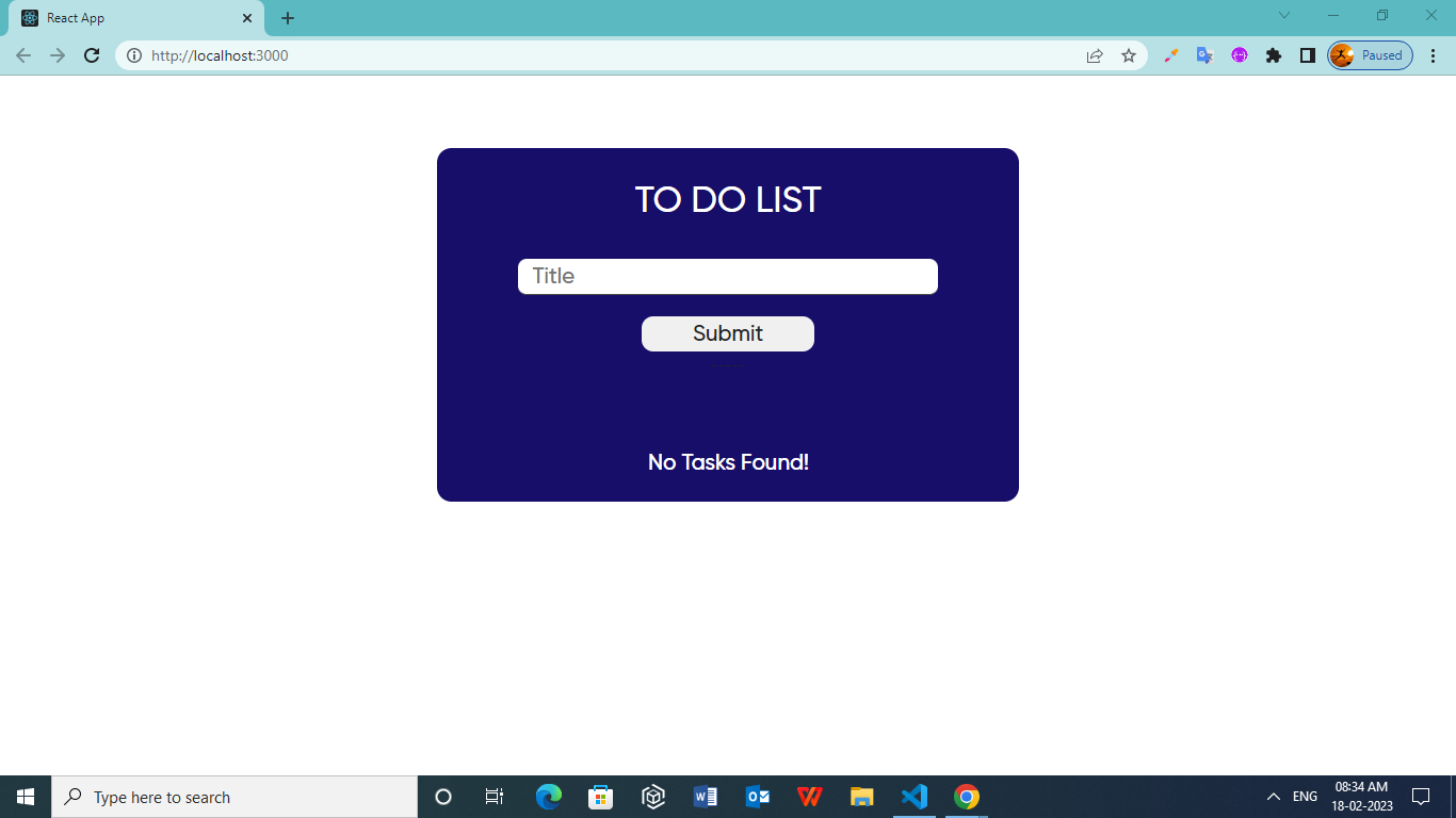 Github Rohitjaiswal0704reacttodolistapp 7041