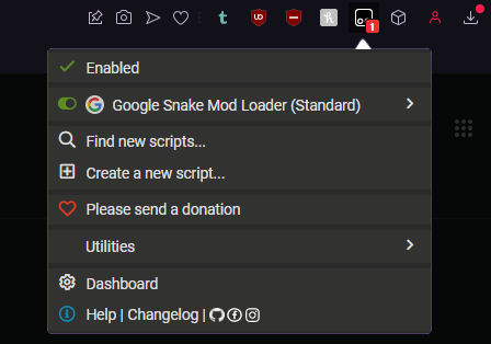 Not working · Issue #4 · DarkSnakeGang/GoogleSnakeModLoader · GitHub