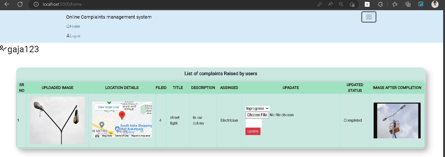 GitHub - TGajanan/Online-Complaint-Registration-and-Management-system ...